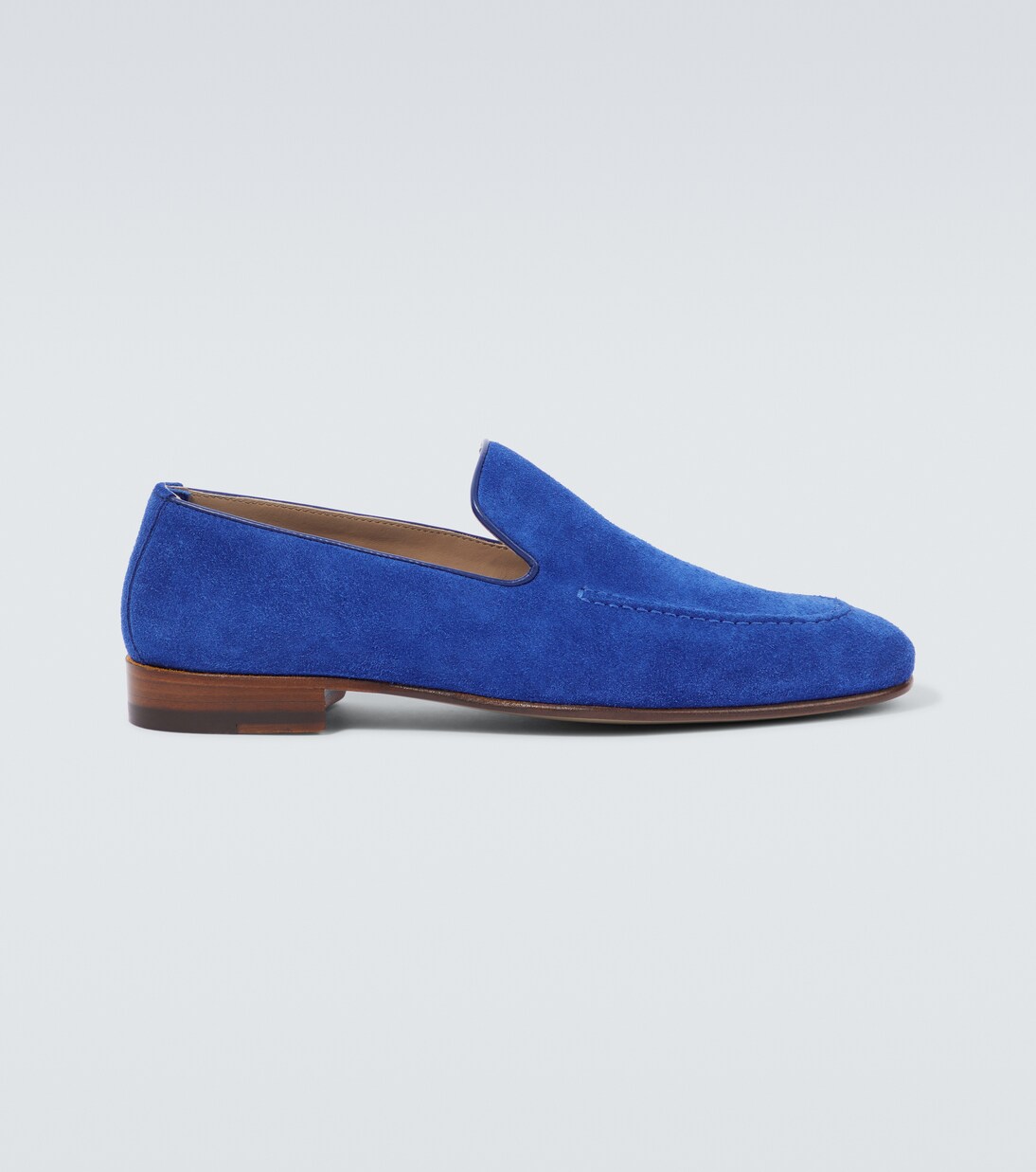Truro suede loafers in blue - Manolo Blahnik | Mytheresa