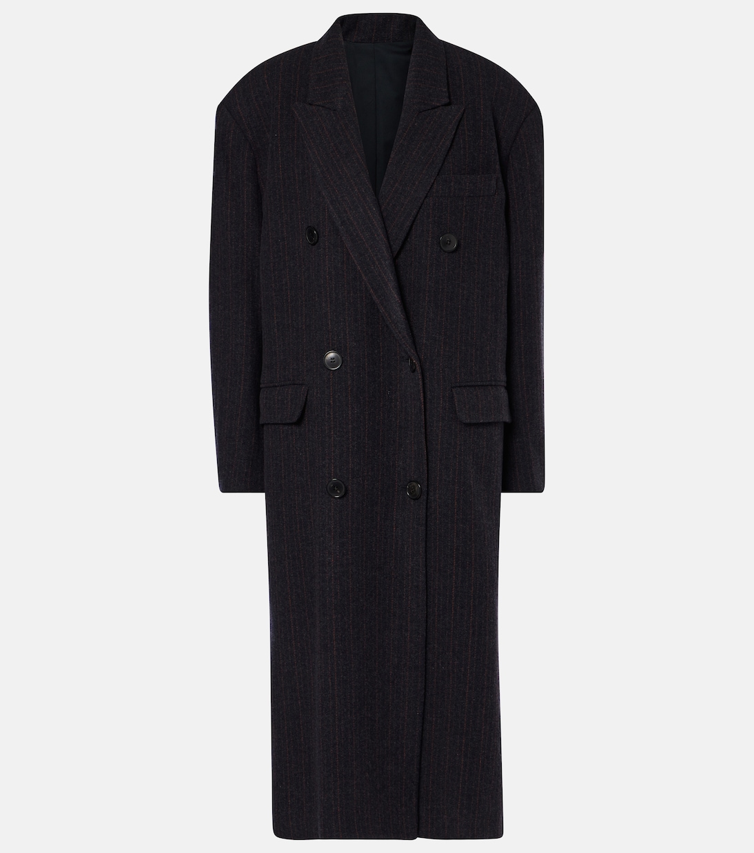 Lexana wool-blend coat in blue - Marant Etoile | Mytheresa