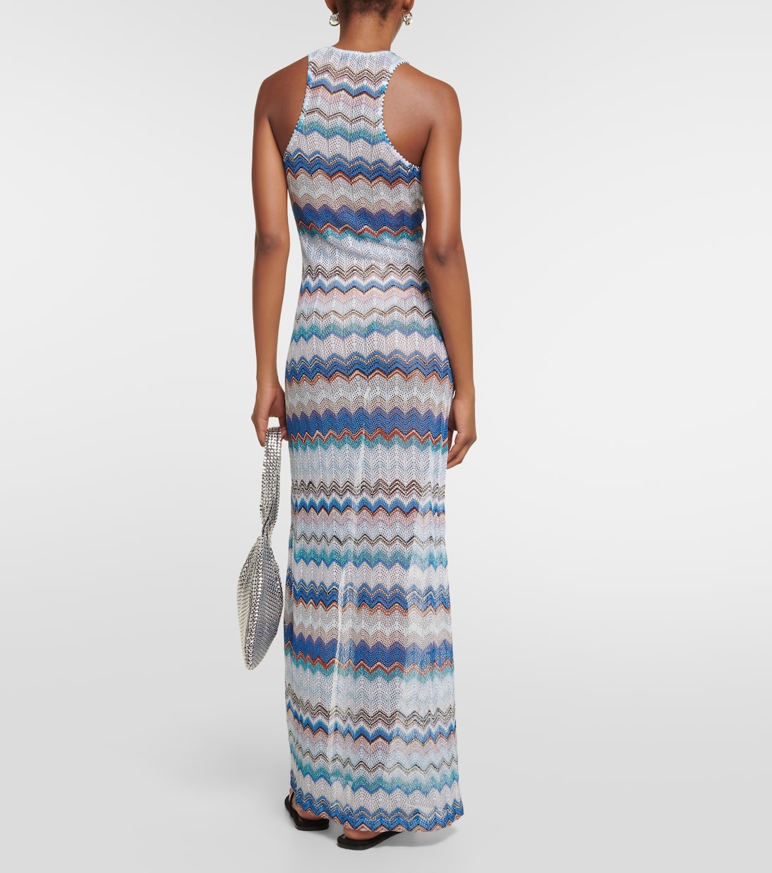 Zig Zag lamé maxi dress in multicoloured - Missoni Mare | Mytheresa