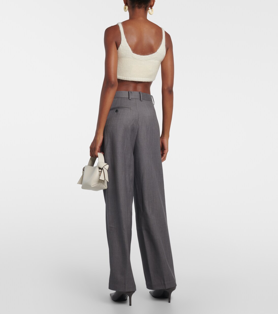 Beaded crochet bra top in white - Jacques Wei | Mytheresa