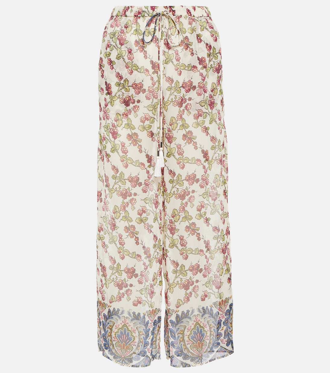 Printed high-rise pants in multicoloured - Etro | Mytheresa