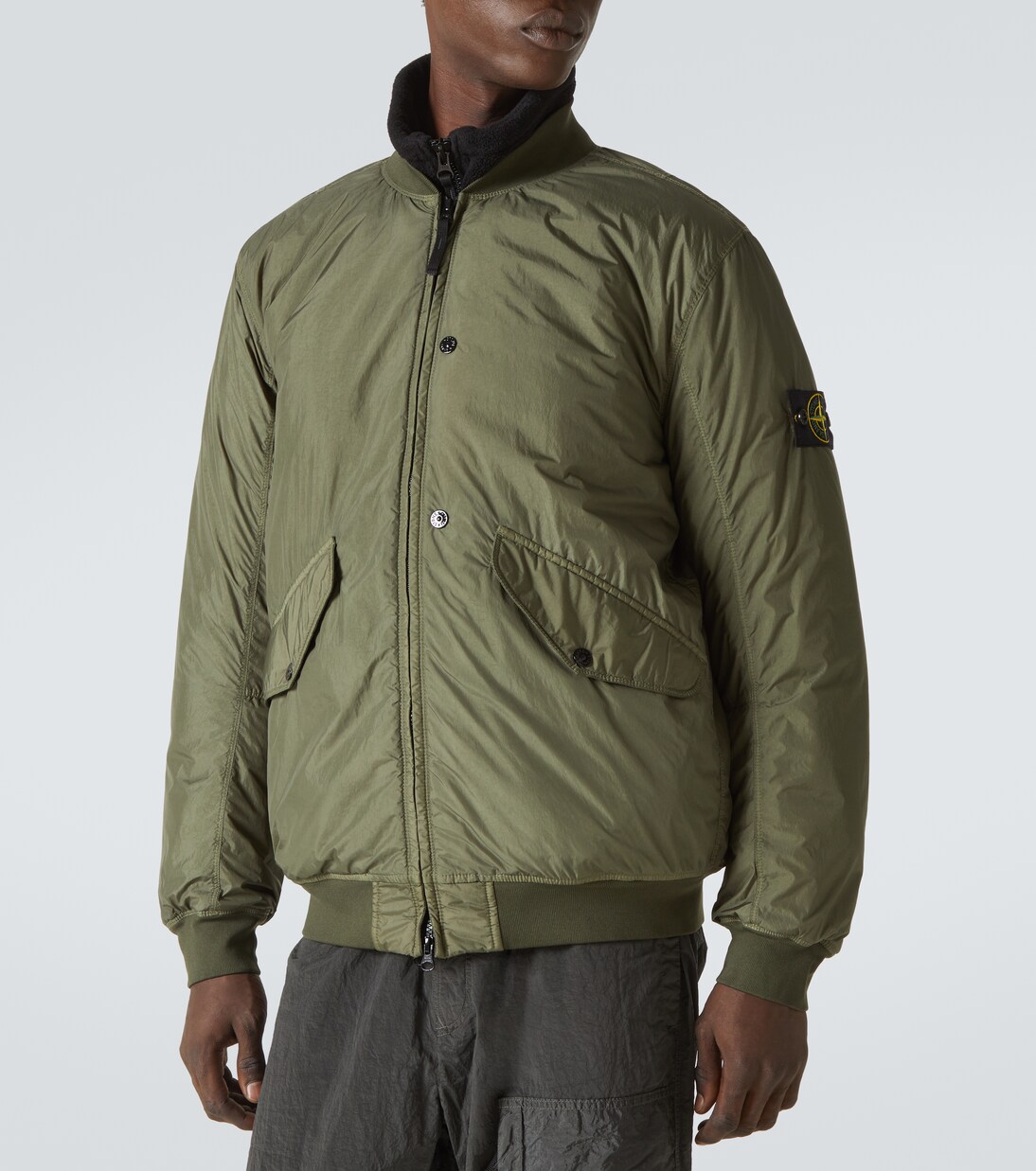 Compass bomber jacket in green - Stone Island | Mytheresa