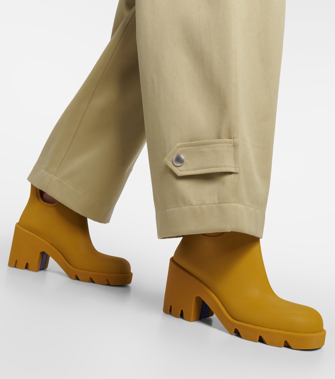 LF Rachel ankle boots in yellow - Burberry | Mytheresa