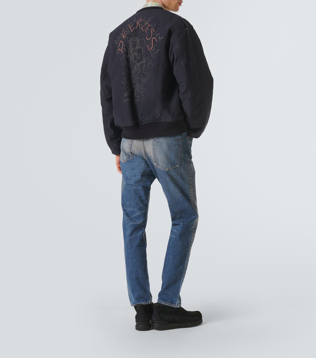 Acala reversible cotton-blend jacket in blue - Visvim | Mytheresa