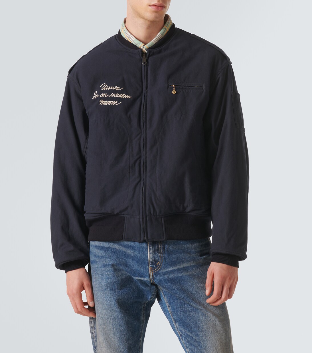 Acala reversible cotton-blend jacket in blue - Visvim | Mytheresa