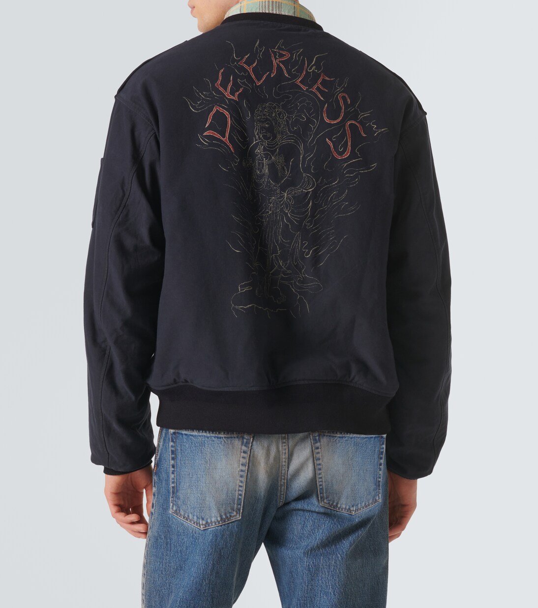 Acala reversible cotton-blend jacket in blue - Visvim | Mytheresa