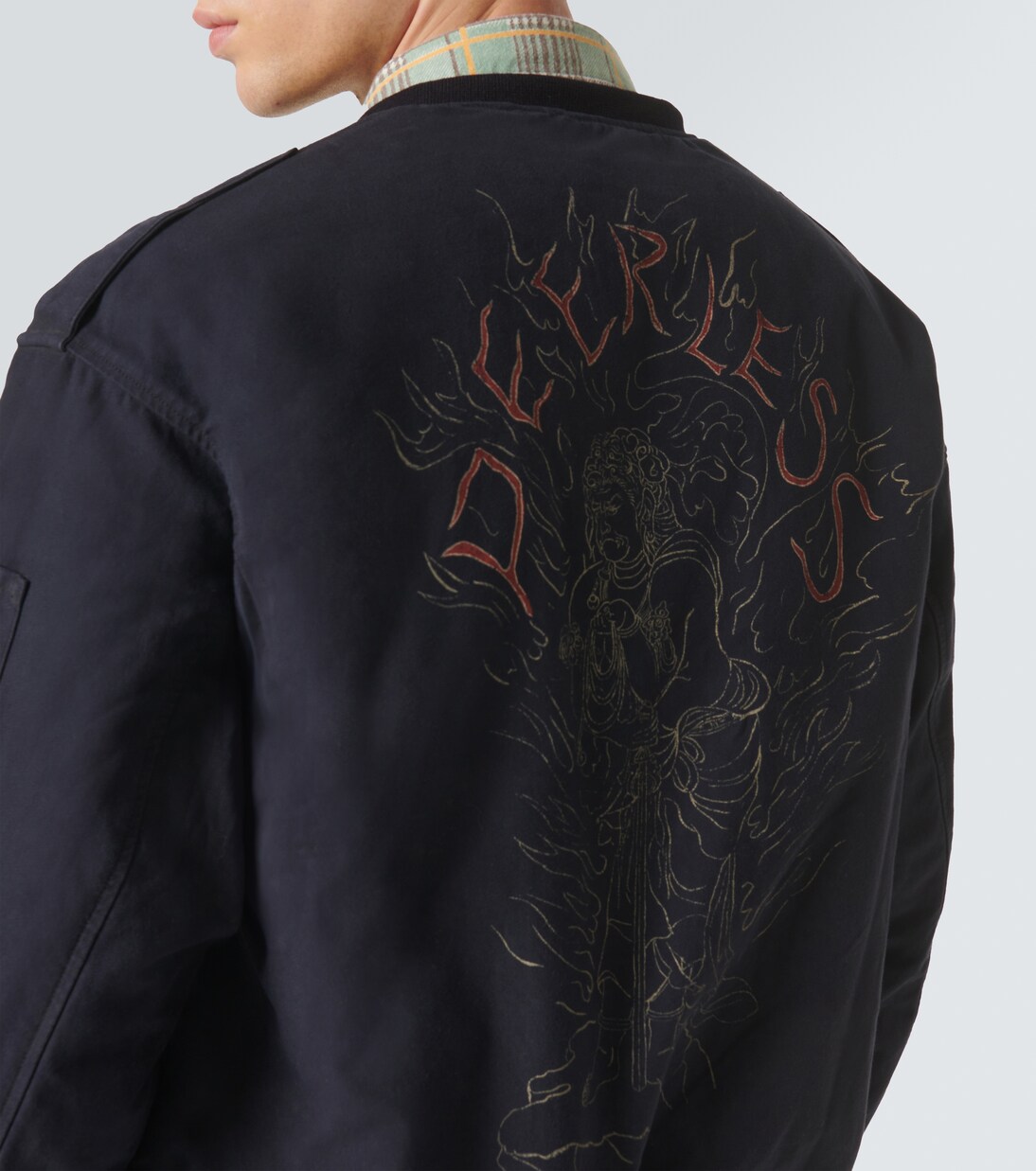 Acala reversible cotton-blend jacket in blue - Visvim | Mytheresa