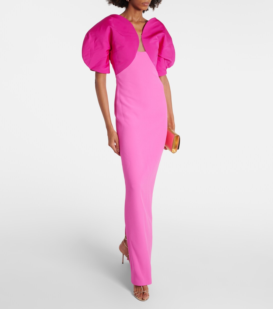 Karla gown in pink - Safiyaa | Mytheresa