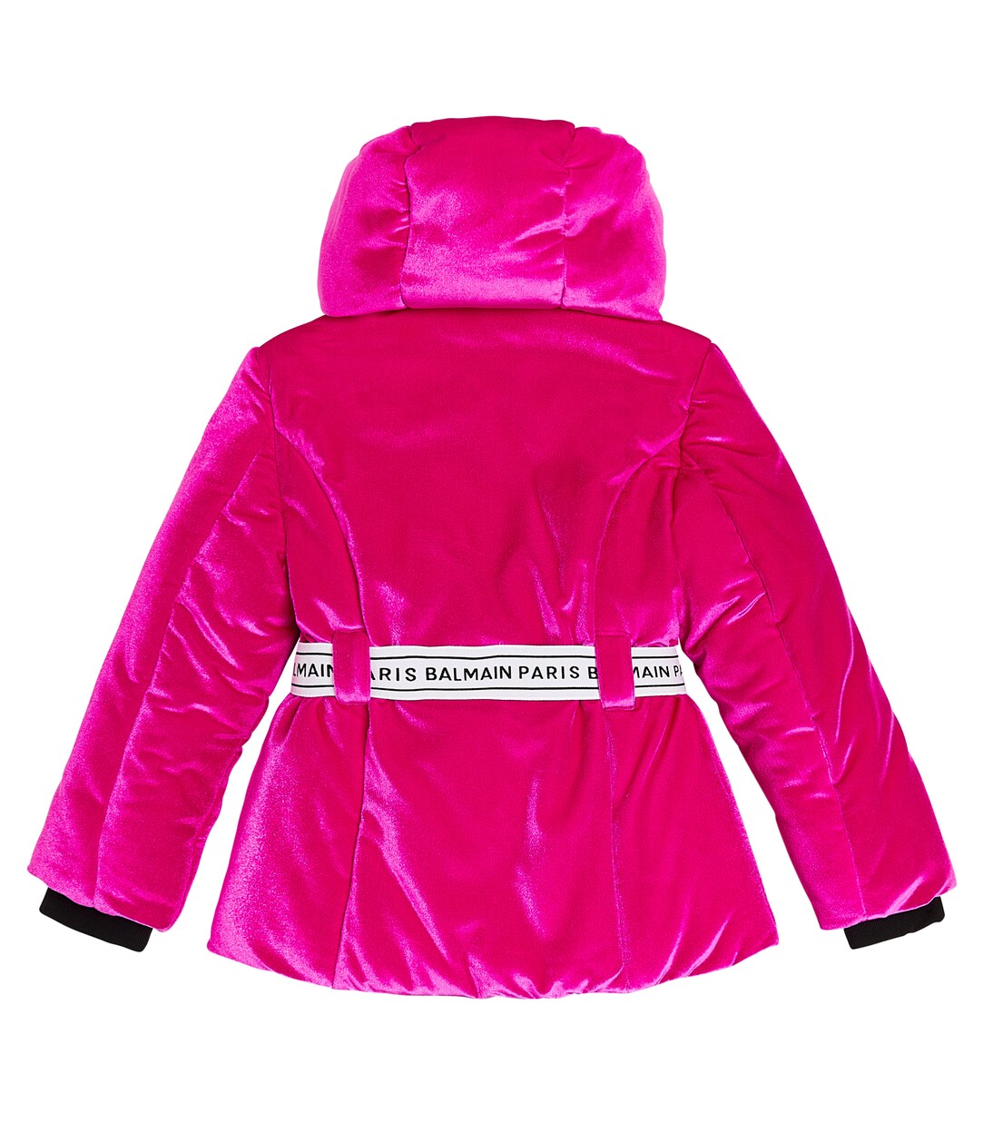 Velvet ski jacket in pink - Balmain Kids | Mytheresa