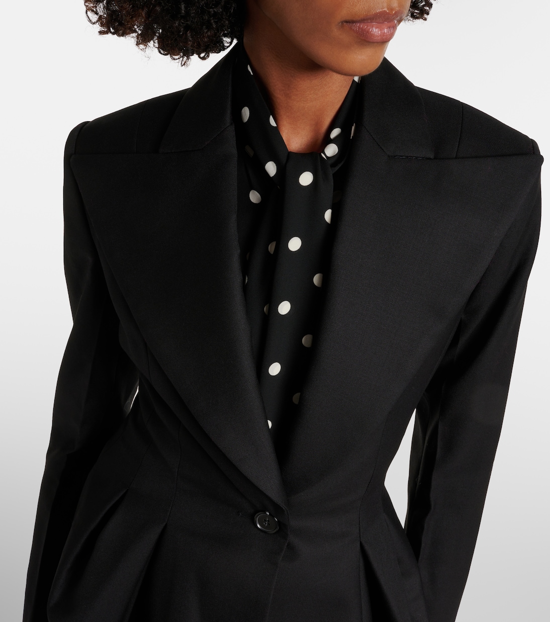 Wool gabardine blazer in black - Nina Ricci | Mytheresa