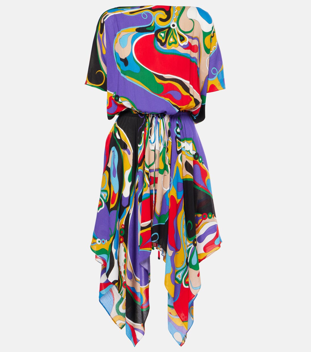 Orchidee asymmetric minidress in multicoloured - Pucci | Mytheresa