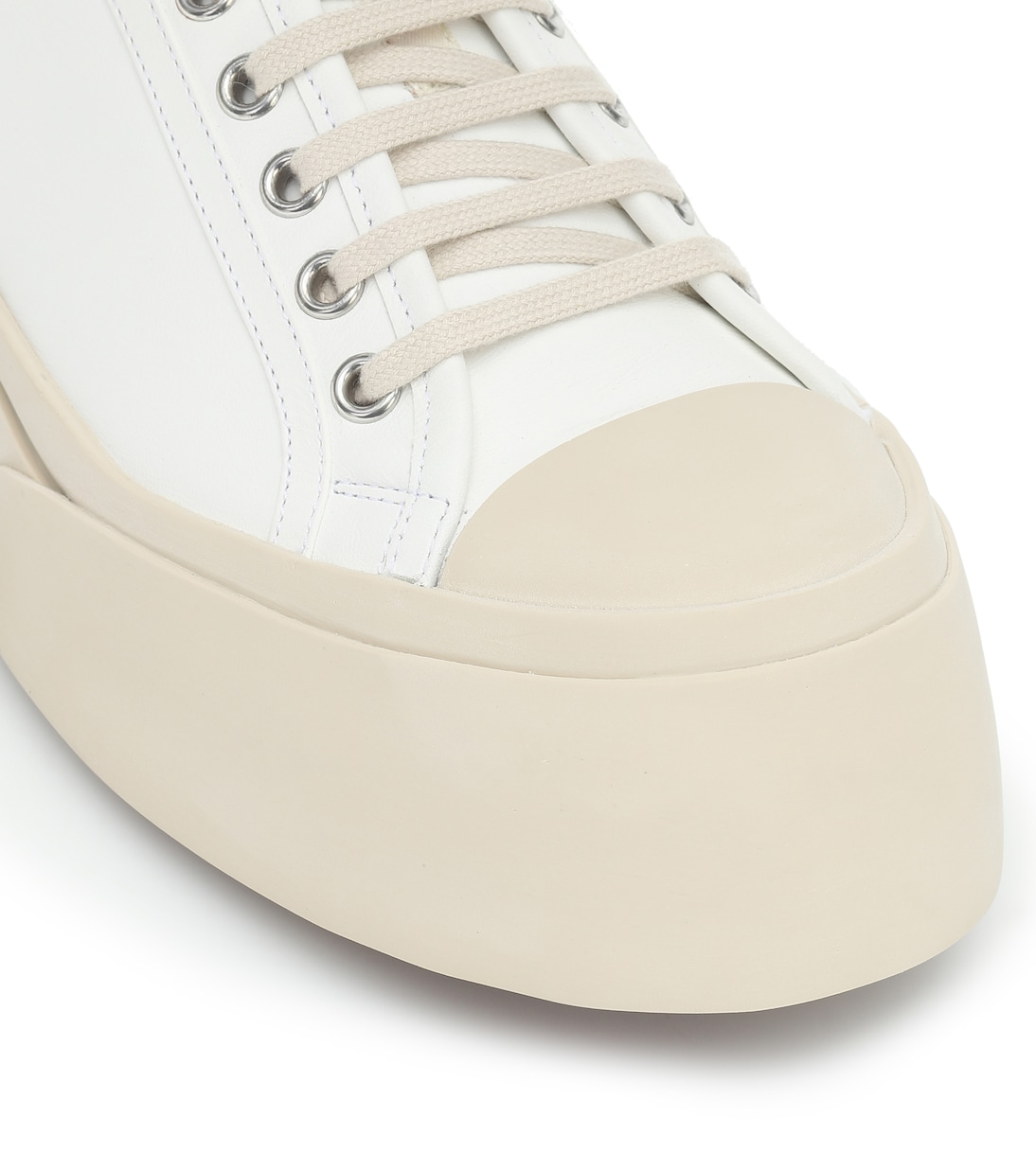 Pablo leather sneakers in white - Marni | Mytheresa