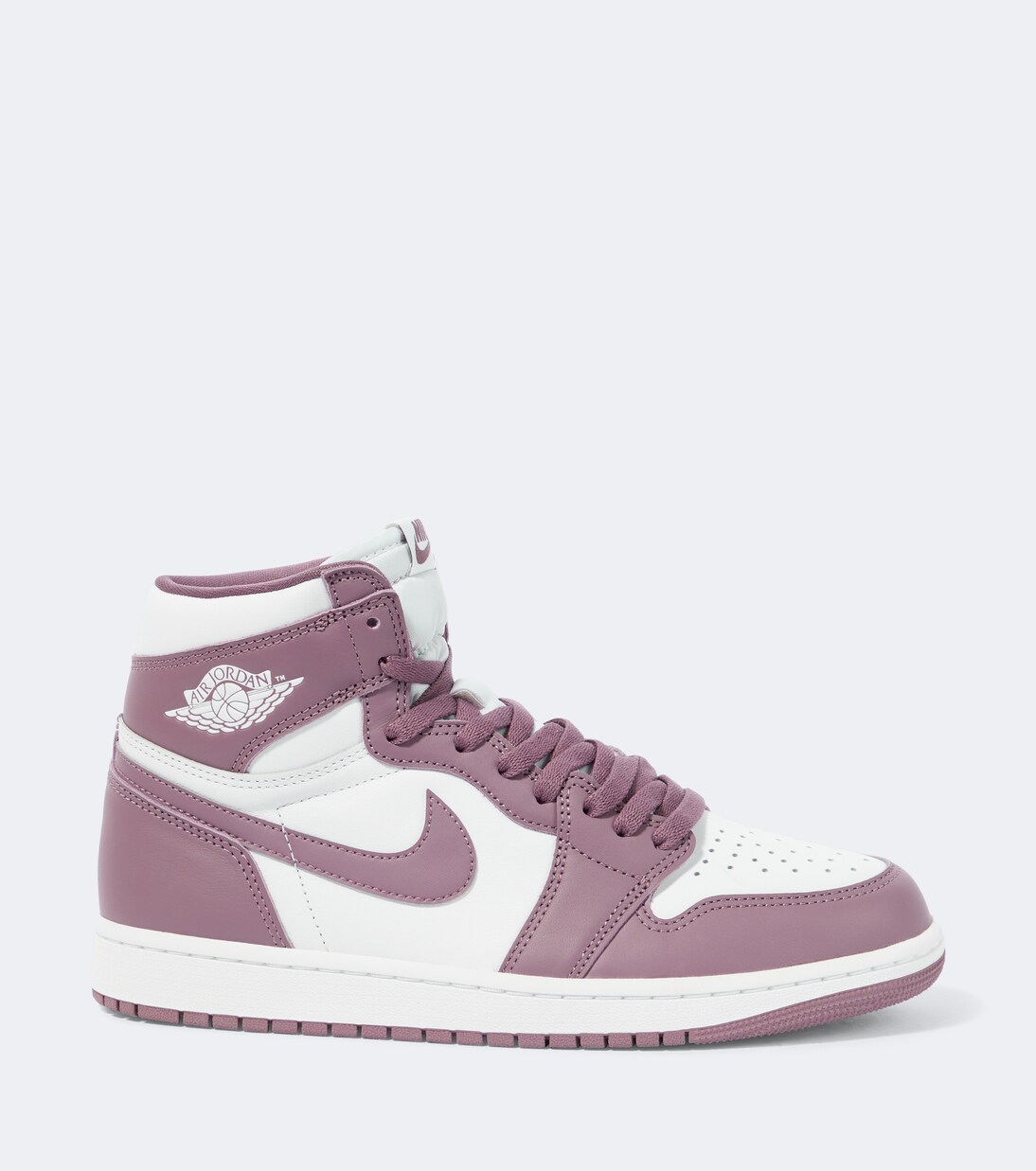 Zapatillas altas Jordan 1 Retro de piel en morado - Nike | Mytheresa