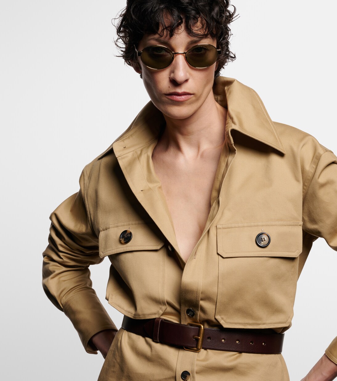 SL 692 oval sunglasses in multicoloured - Saint Laurent | Mytheresa