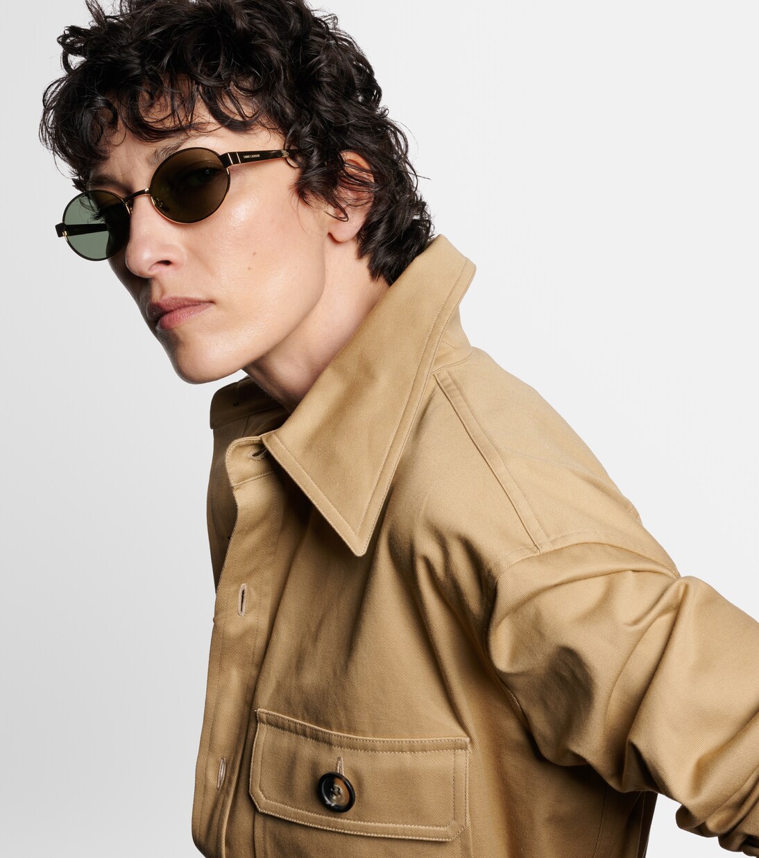 SL 692 oval sunglasses in multicoloured - Saint Laurent | Mytheresa