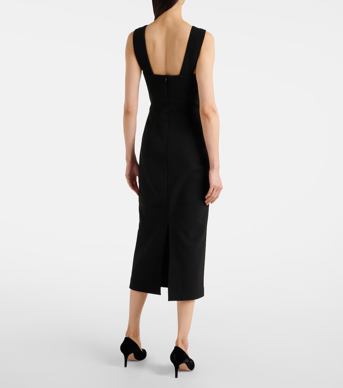 Elora cutout midi dress in black - Rebecca Vallance | Mytheresa