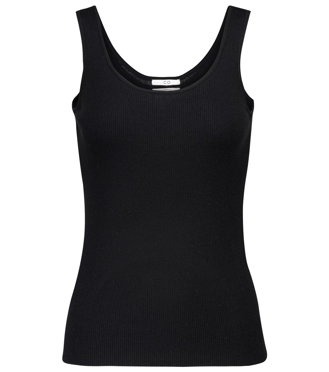 Ribbed-knit cashmere tank top in black - CO | Mytheresa