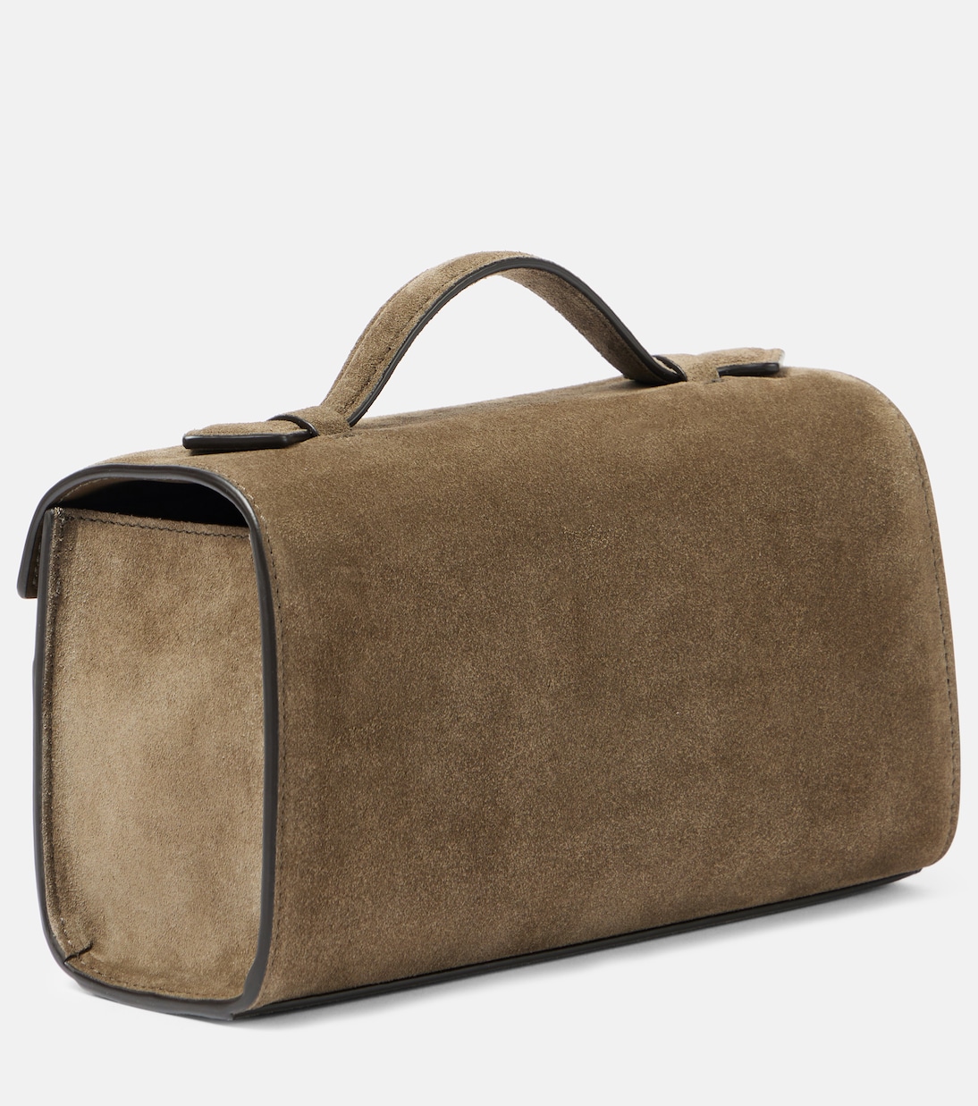 Symmetry Pochette suede tote bag in brown - Savette | Mytheresa