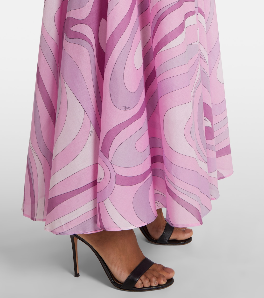 Marmo cotton muslin maxi skirt in pink - Pucci | Mytheresa