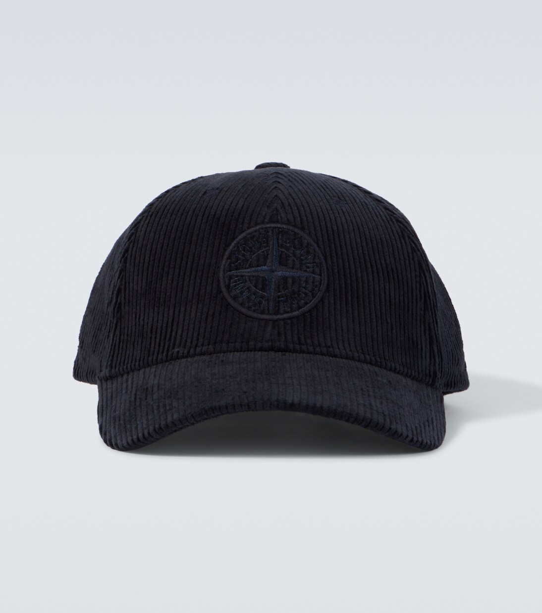 Compass corduroy baseball cap in blue - Stone Island | Mytheresa