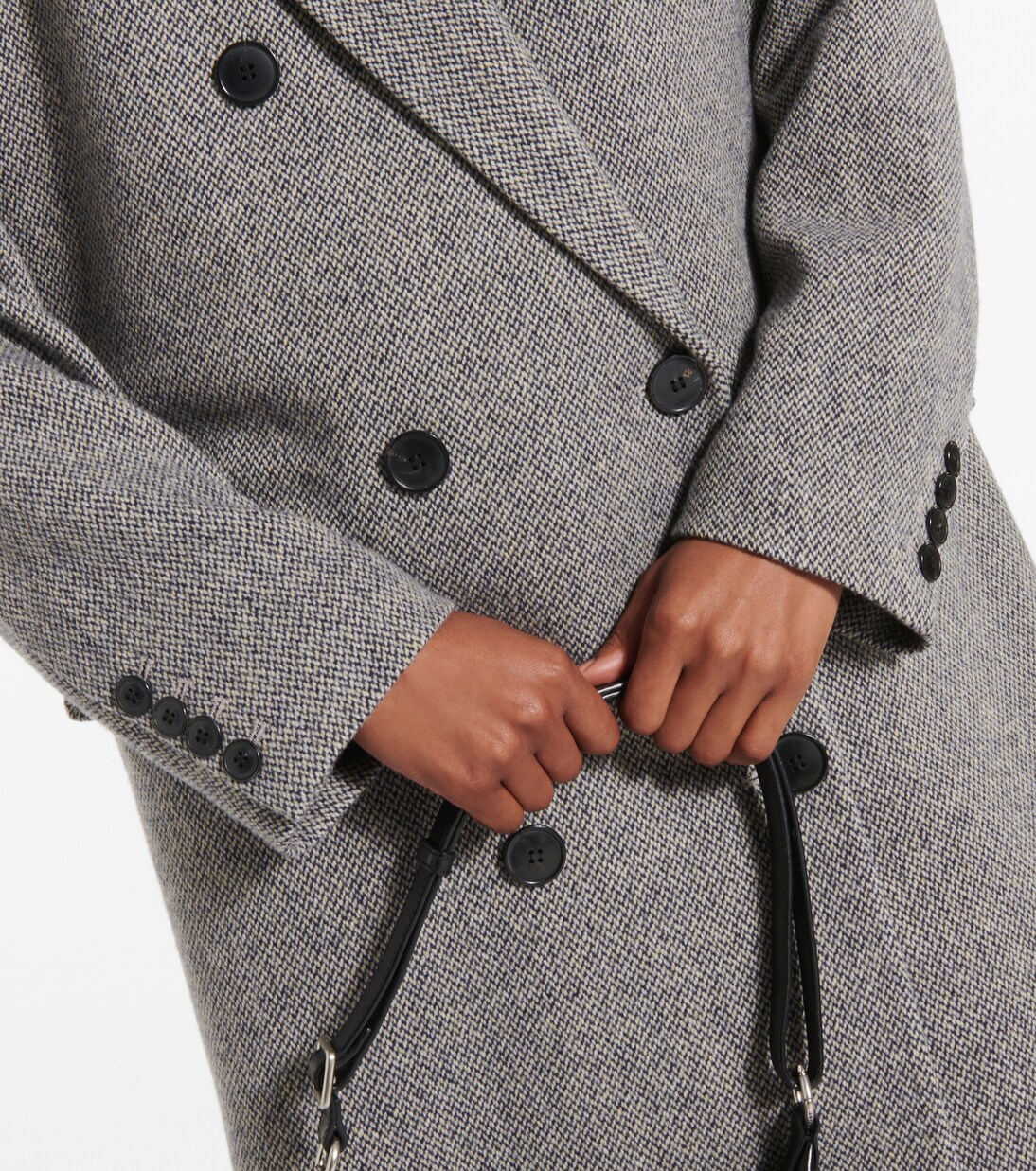 Lexana wool-blend coat in black - Marant Etoile | Mytheresa