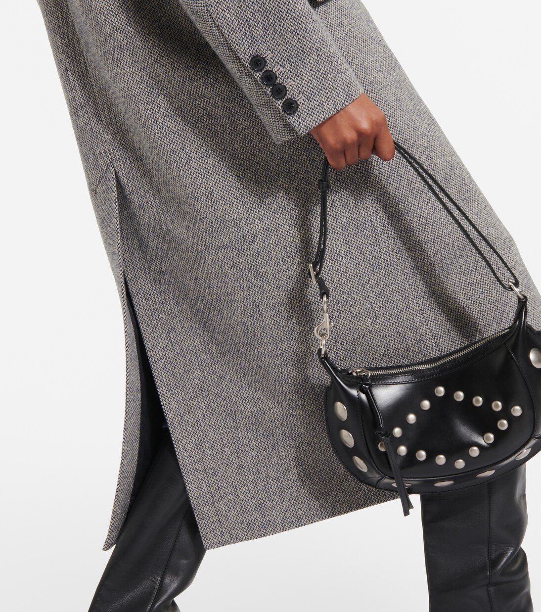 Lexana wool-blend coat in black - Marant Etoile | Mytheresa
