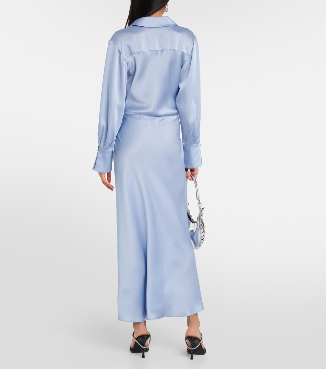 Talita satin maxi dress in blue - Simkhai | Mytheresa
