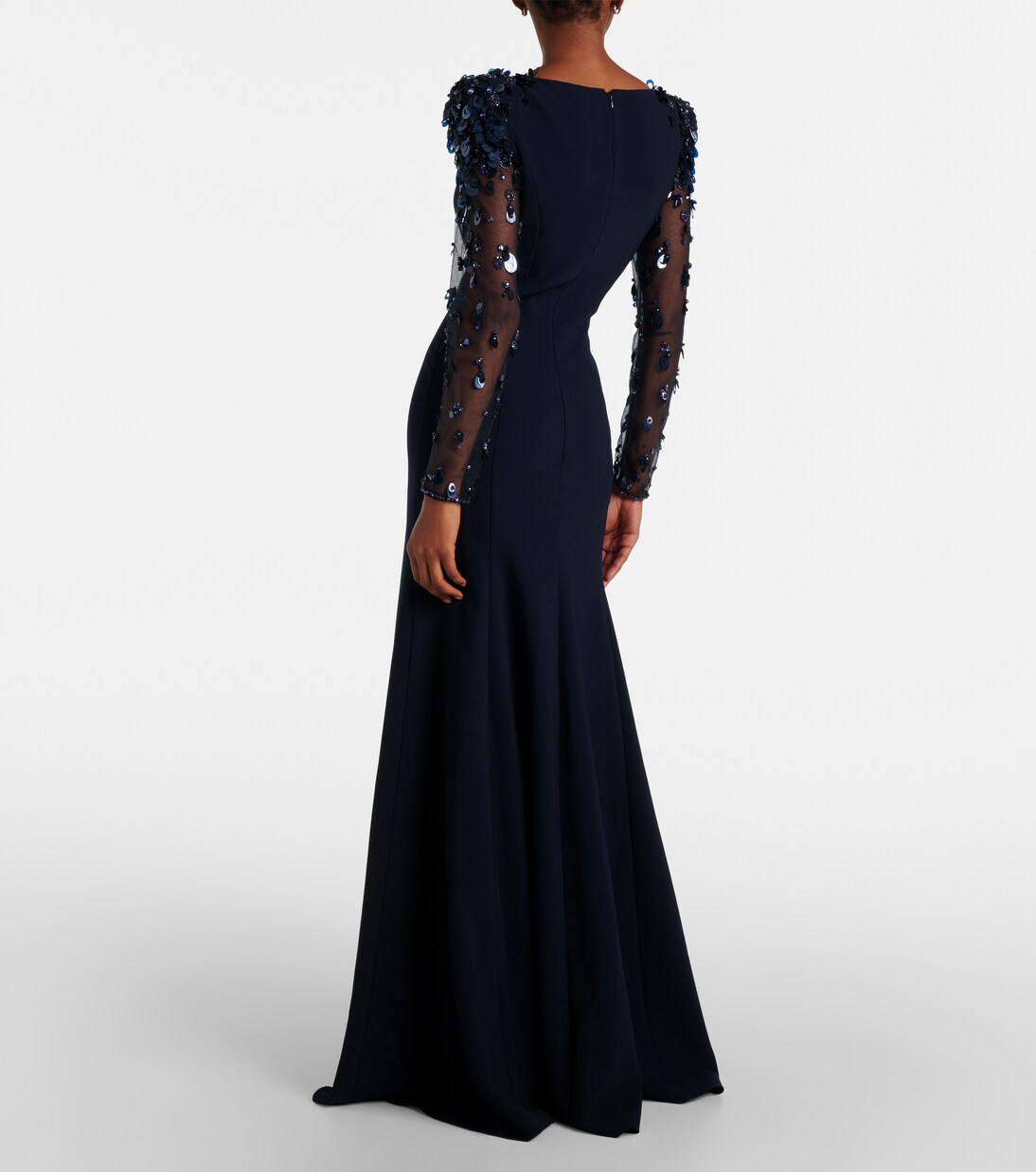 Midnight embellished gown in blue - Jenny Packham | Mytheresa