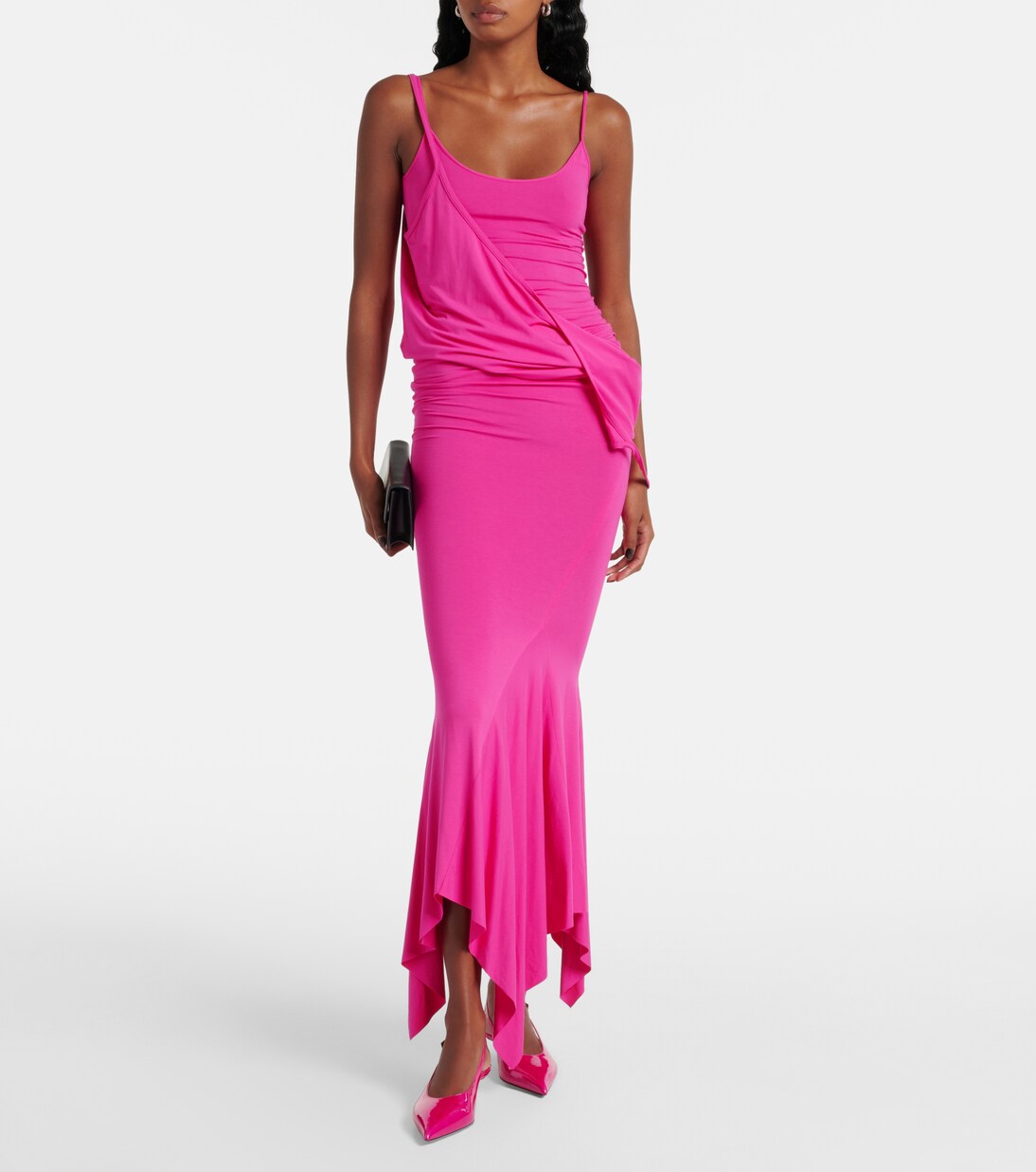 Jessica patent leather slingback pumps in pink - Paris Texas | Mytheresa