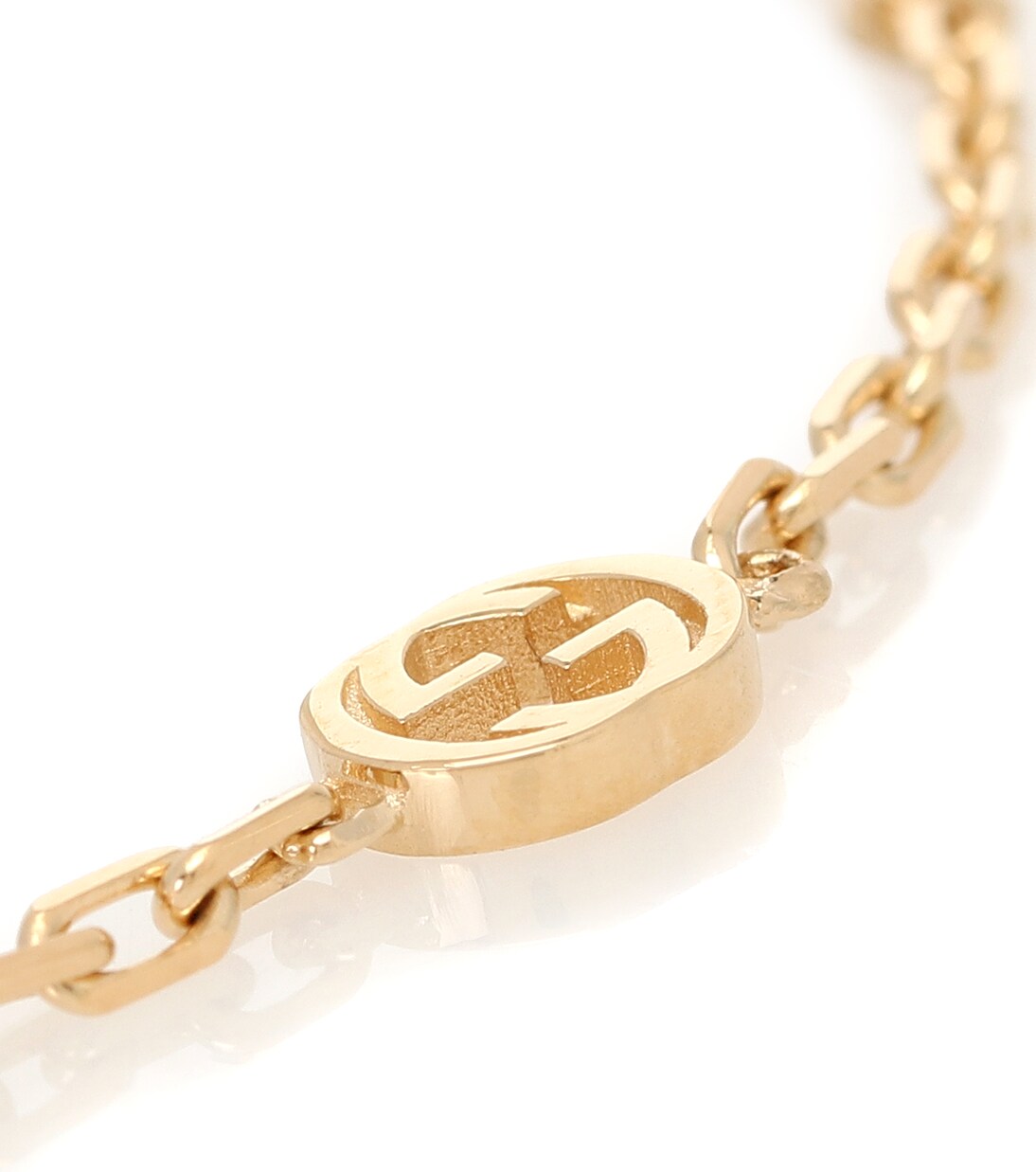 Interlocking G 18kt gold bracelet in gold - Gucci | Mytheresa