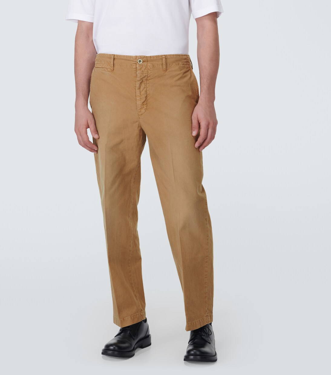 Field cotton canvas straight pants in beige - Visvim | Mytheresa