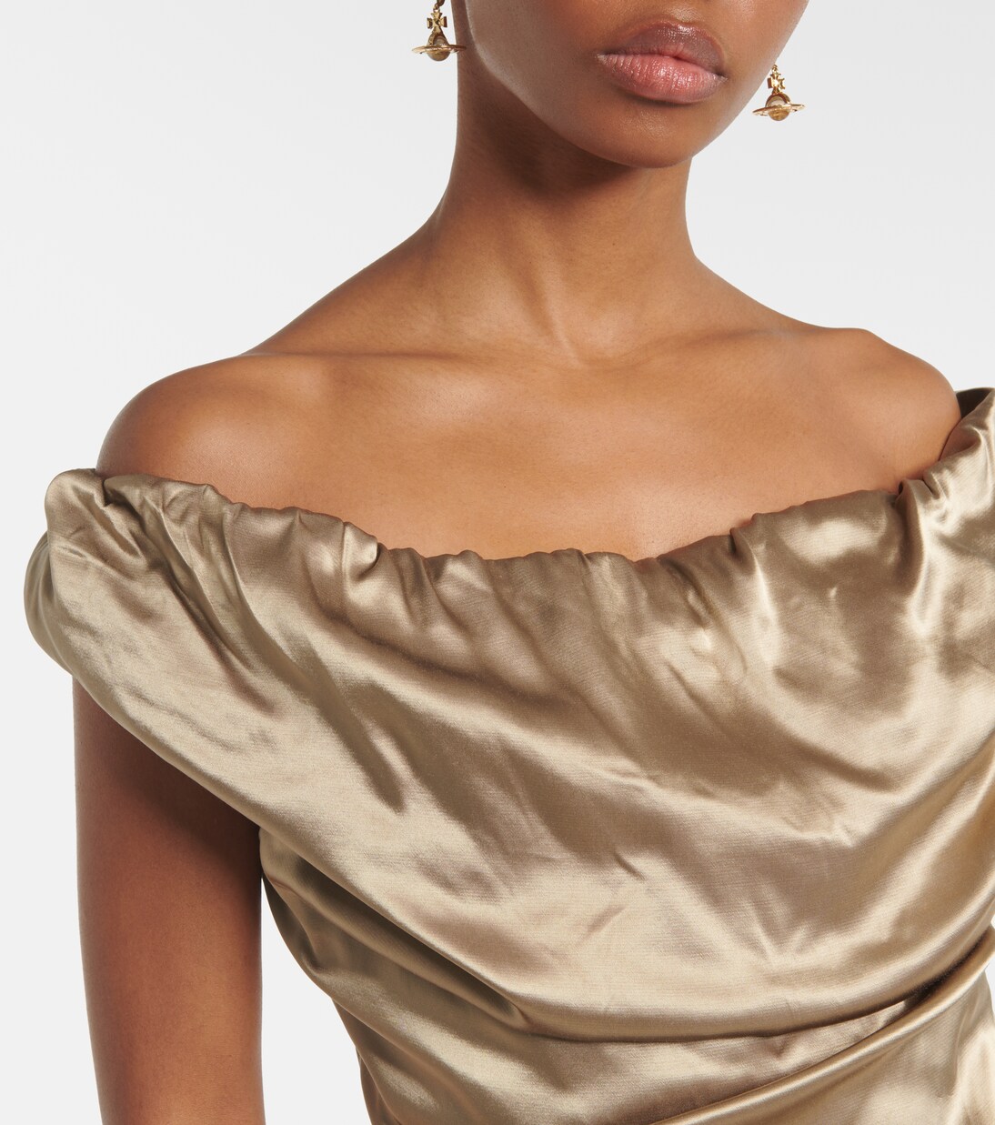 Ginnie pencil dress in gold - Vivienne Westwood | Mytheresa