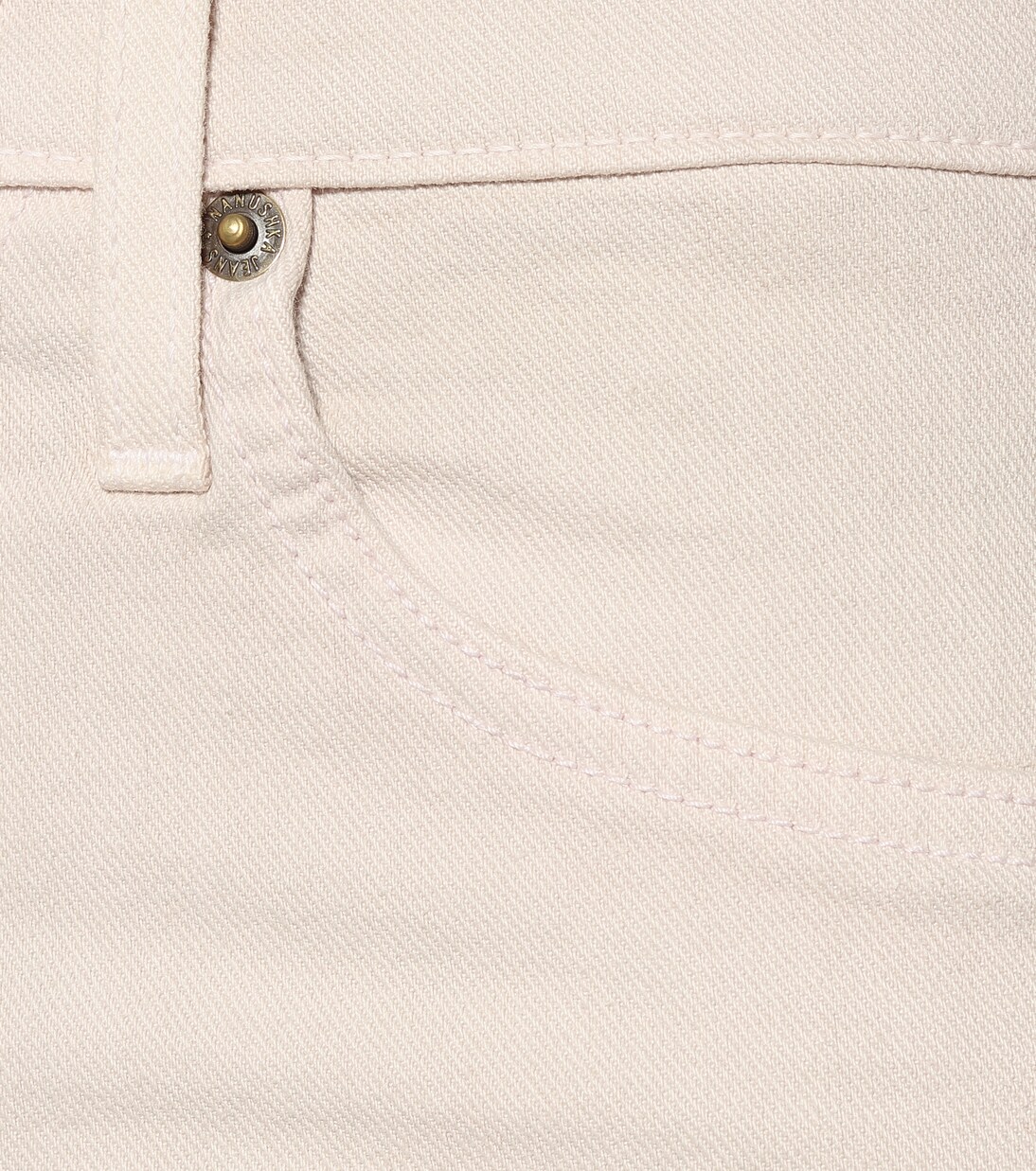 Kiki denim shorts in beige - Nanushka | Mytheresa
