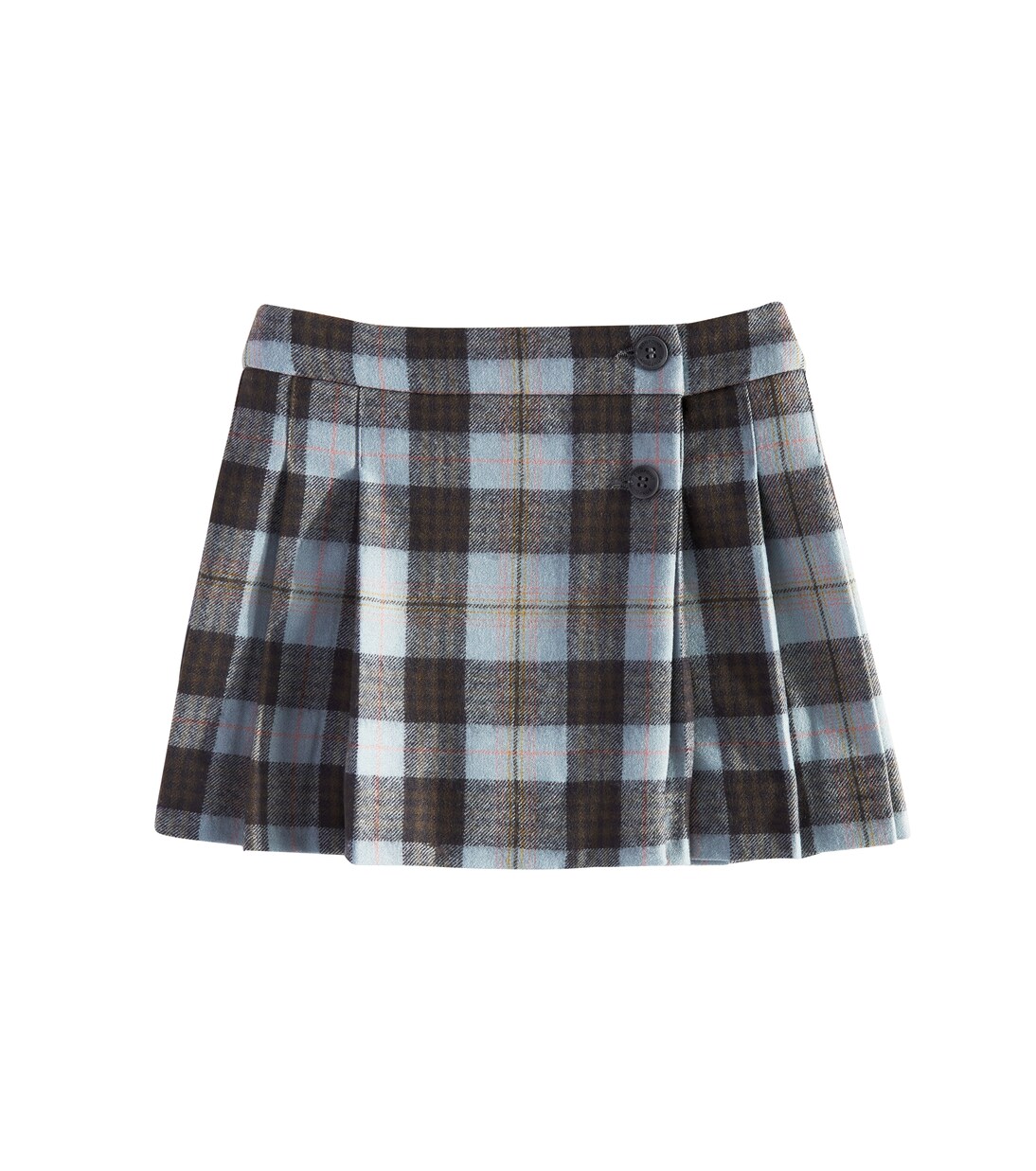 Talissa checked wool skirt in grey - Bonpoint | Mytheresa