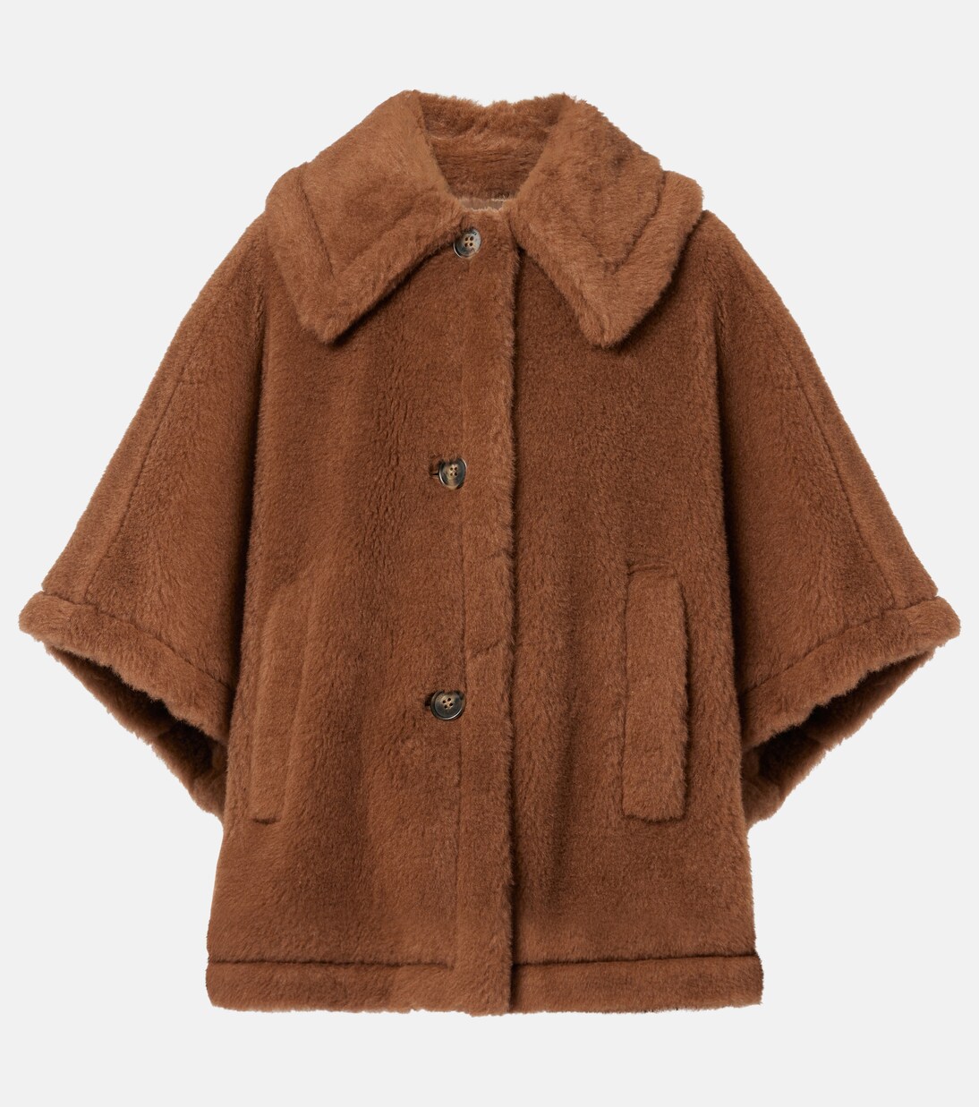 Teddy Bear cape in brown - Max Mara | Mytheresa