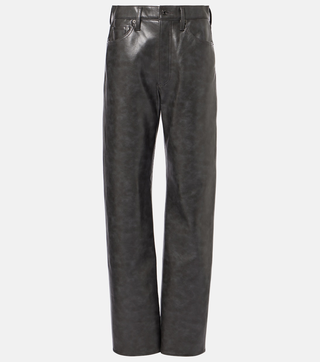 Kelly high-rise pants in black - Agolde | Mytheresa