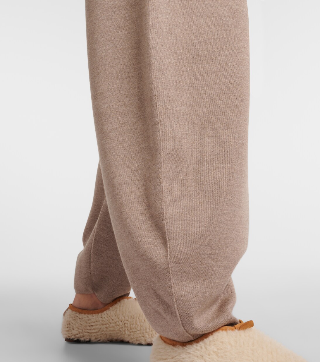 Balfour cashmere, wool, and silk sweatpants in beige - Loro Piana ...