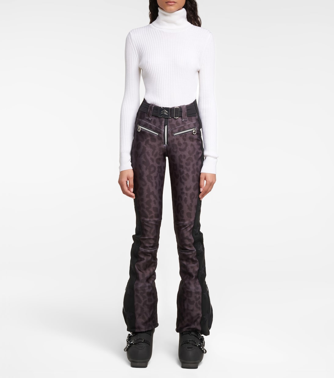 Tiby leopard-print flared pants in multicoloured - Jet Set | Mytheresa