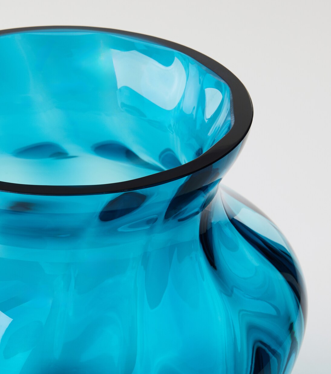 Marika Large glass vase in blue - Klimchi | Mytheresa
