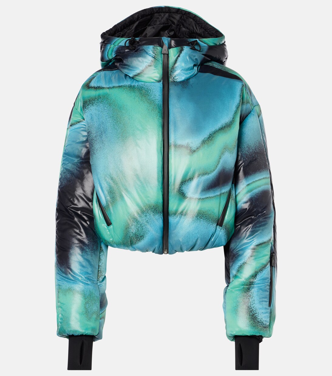 Daisy cropped down ski jacket in green - Aztech Mountain | Mytheresa