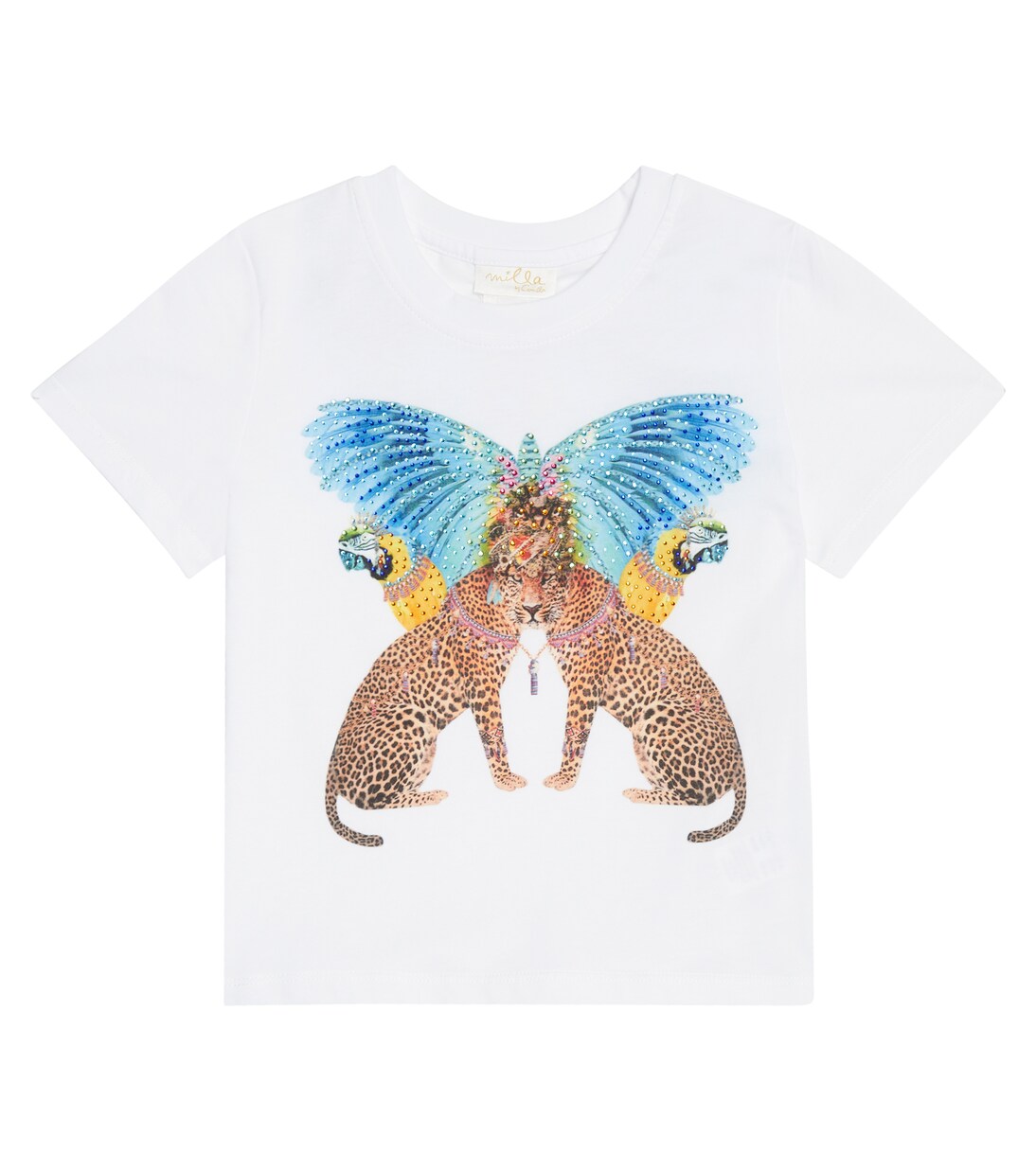 Age of Asteria printed cotton T-shirt in white - Camilla Kids | Mytheresa