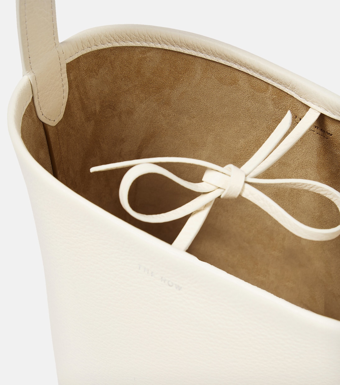 Park Small leather tote bag in white - The Row | Mytheresa