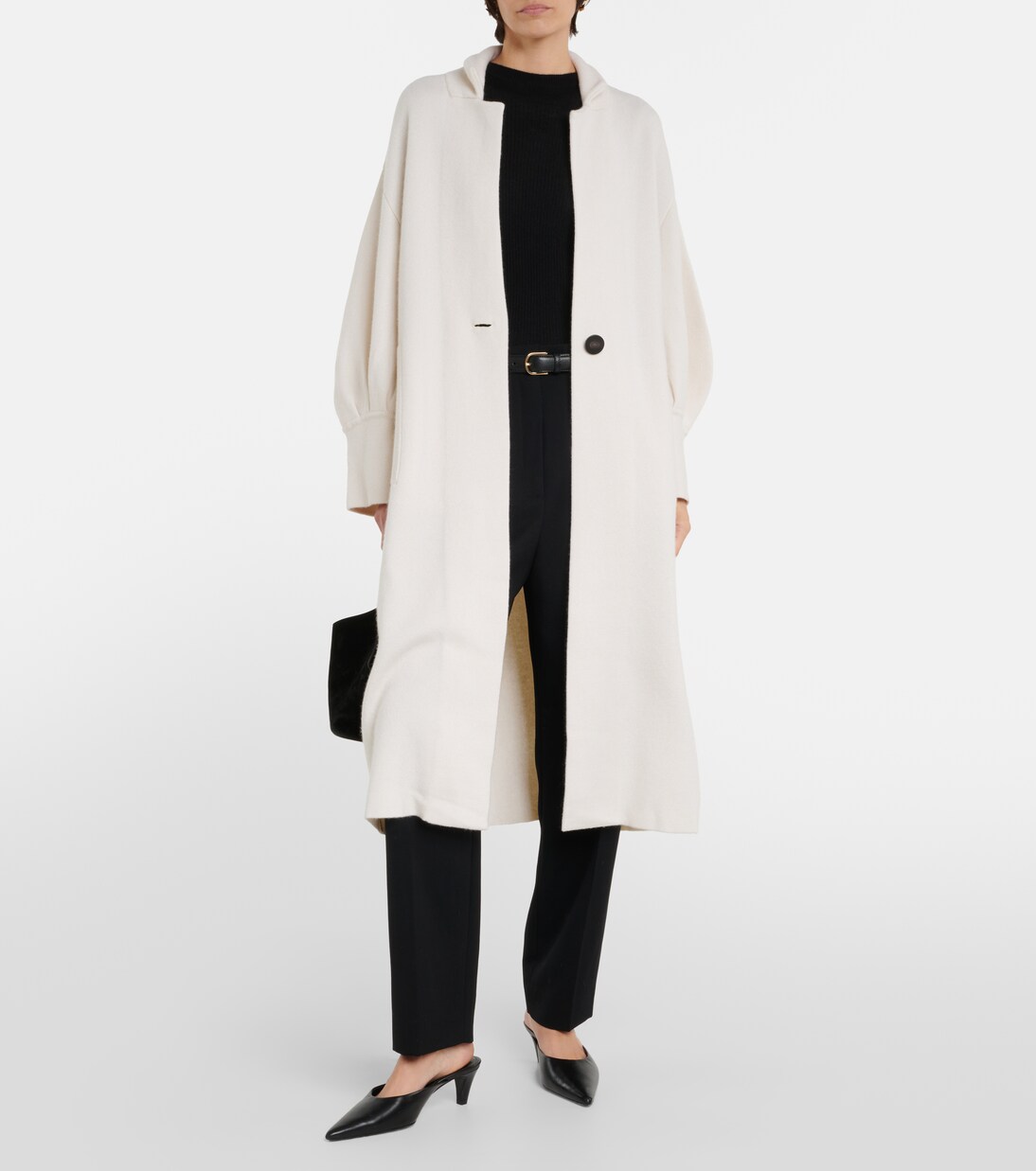 Eileen single-breasted cashmere coat in beige - Lisa Yang | Mytheresa