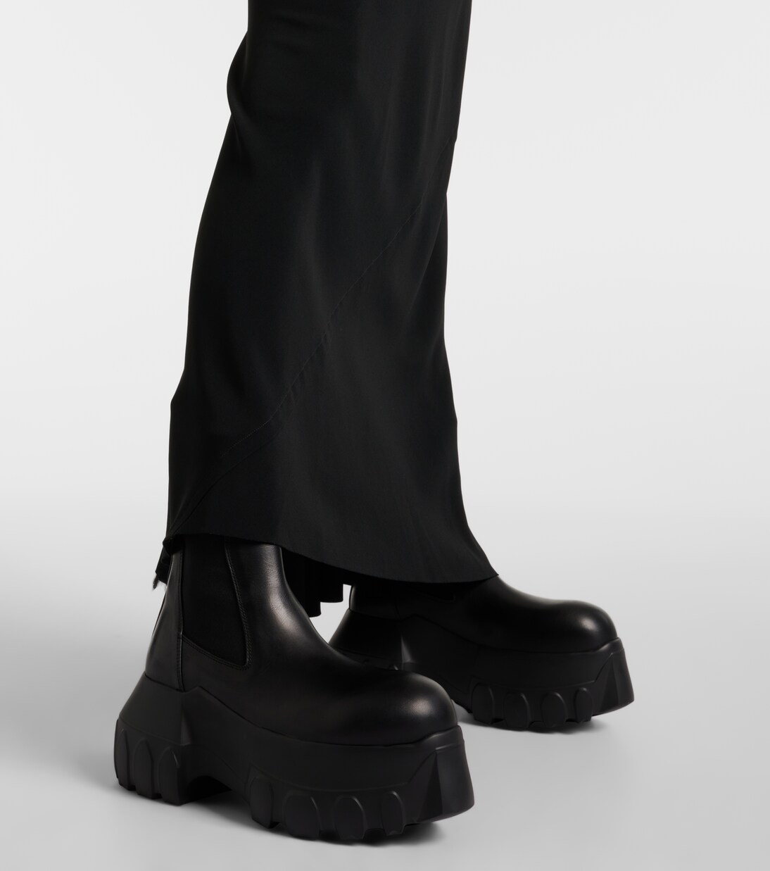 Mega Bumper Beatle leather Chelsea boots in black - Rick Owens | Mytheresa