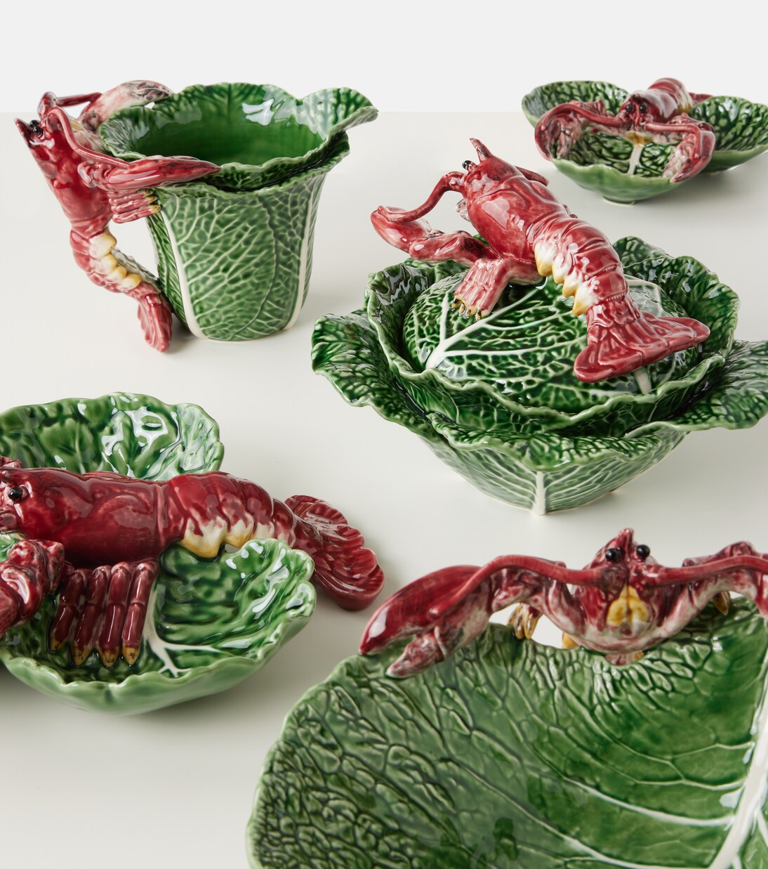 Cabbage With Lobsters Small appetizer plate in multicoloured - Bordallo ...