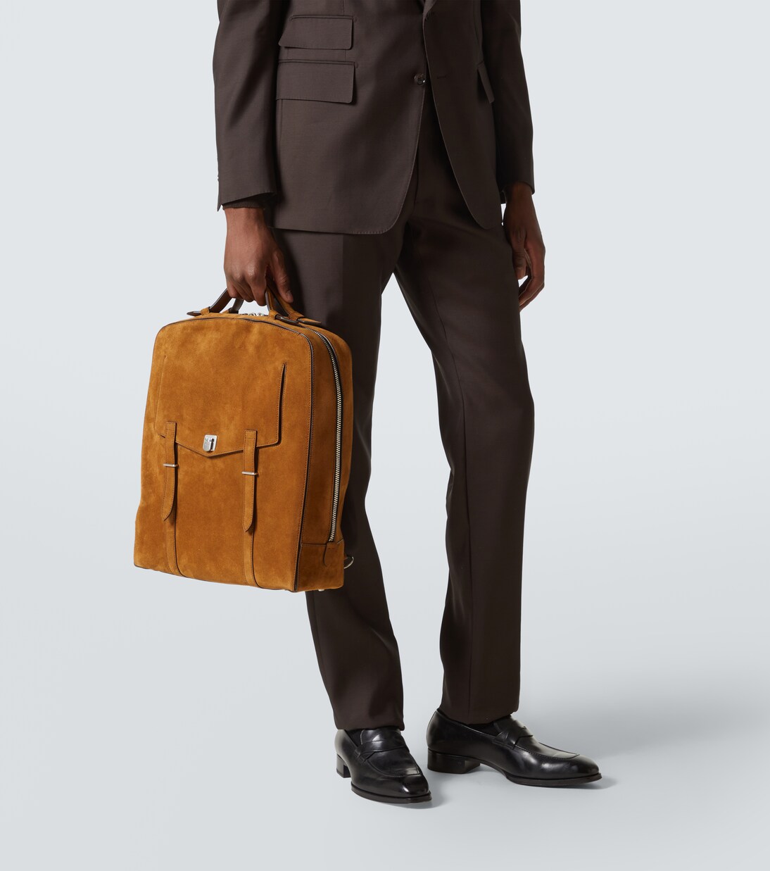 Rider suede backpack in brown - Metier | Mytheresa