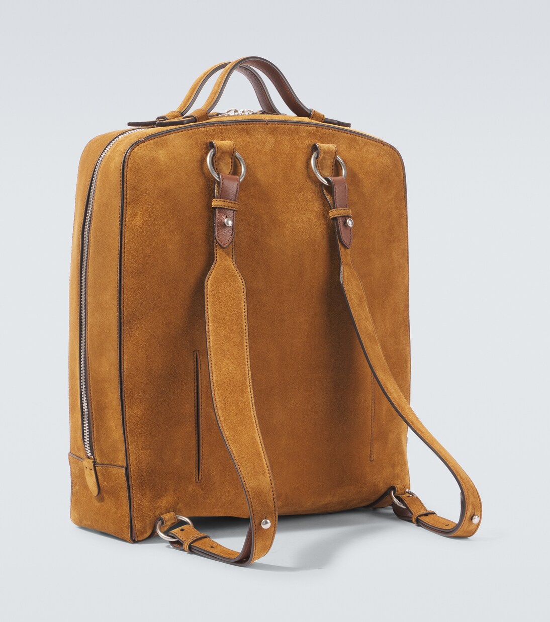 Rider suede backpack in brown - Metier | Mytheresa