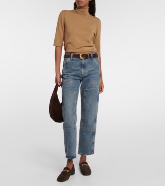 Rami mid-rise straight jeans in blue - Agolde | Mytheresa