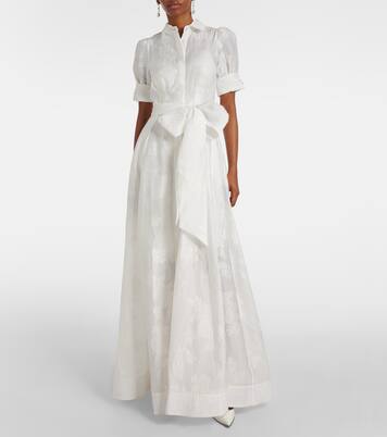Bridal Robe Recut in Weiß - Rebecca Vallance | Mytheresa