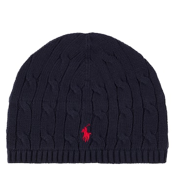 Canvas beanie in blue - Polo Ralph Lauren Kids | Mytheresa